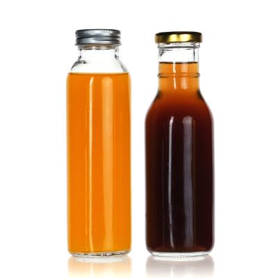 China Bulk Empty Fruit Juice Glass Bottle 12oz 350ml For Beverage for sale