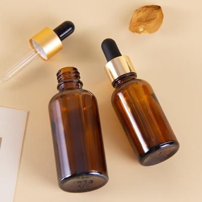 China Groen Blauw 50 ml 100 ml glazen druppelfles Cosmetische verpakking ODM Te koop