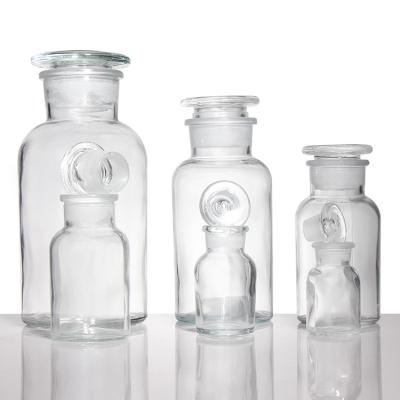 China 30 ml-20000 ml glazen receptenflessen Helder geneesmiddelflessen Te koop