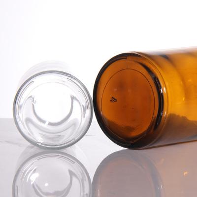 China Duidelijke bruine amber glas flessen voor geneesmiddelen pot 125 ml 250 ml 500 ml 1000 ml Te koop