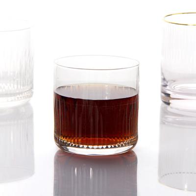 Cina Tazze di vetro cristallino trasparente per il microonde Tazze di degustazione di bourbon per cocktail di whisky in vendita