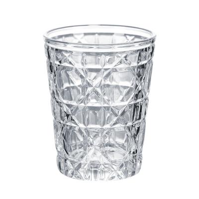Cina Bicchieri di vino senza stelo incisi senza piombo Tazze di vetro per whisky espresso in vendita