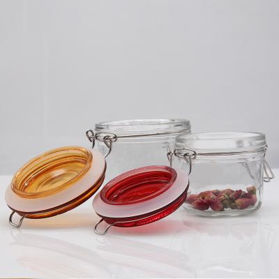 中国 高品質 卸売 150ml 200ml 250ml 丸いガラス 貯蔵器 ハチミツジャム 高い蓋のピクルス 販売のため