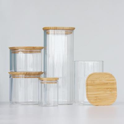 China Copo de café de vidro de alto borosilicato personalizado Jar quadrado com tampa 200ml à venda