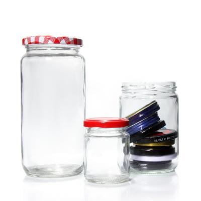 Cina Custom Luxury 100ml 180ml 500ml piccolo vaso di vetro rotondo per il congelamento in vendita