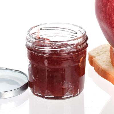 China High Seal Jam Storage Jar Household Empty Can Clear Jam Jar With Aluminum Lid for sale