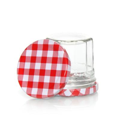 China New Design 20mm 38mm 48mm 63mm Custom Color Metal Jar Lids Metal Lug Cap for Canning Jar for sale