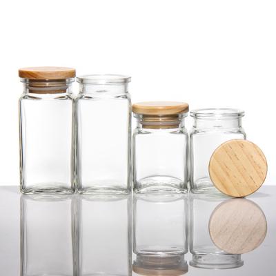 Cina Contenitore vuoto di spezie, frullato di pepe, vaso in vetro di spezie da 100 ml, bottiglie di sale in vendita