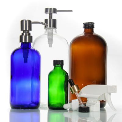 Cina 30ml 50ml 60ml 80ml 100ml Lozione Siero Vetro congelato Bottiglia di olio per il corpo con pompa per la cura della pelle in vendita