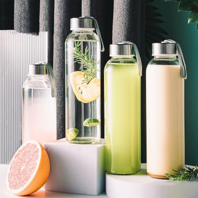 Cina all' ingrosso Bottiglia d' acqua in vetro a 500 ml 750 ml con tappo a vite in vendita