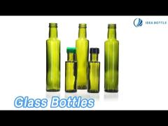 Olive Oil Glass Bottles Marasca 250ml 500ml Round For Kitchen
