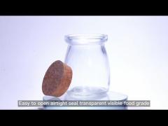 最高級クラシック 多機能ガラス 食品 ヨーグルト用の菓子クッキー