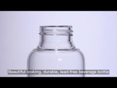 Gepersonaliseerd logo Hoog borosilicaat glas waterflessen Tumbler BPA GRATIS Drinkwaterfles