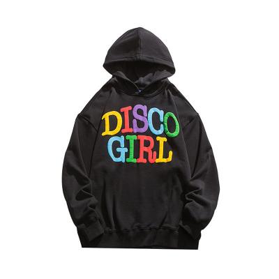 中国 サイズ文字の男女兼用の平野のパーカーの注文3D泡立つパフの印刷上の冬 販売のため