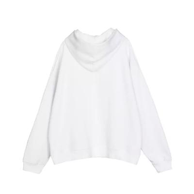 Cina Maglie con cappuccio normali unisex pigre sciolte di grande misura Terry Smile Print francese in vendita