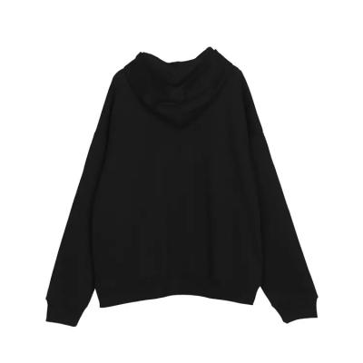 Cina Maglie con cappuccio normali unisex pigre sciolte di grande misura Terry Smile Print francese in vendita