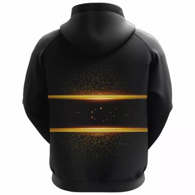 中国 グラフィック長袖プルオーバー パーカー 100% ポリエステル カスタム ラベルを受け入れる 販売のため