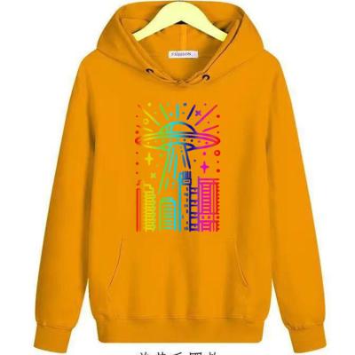Cina Cotone comodo del tessuto del pullover del cordone di maglie con cappuccio casuali incappucciate spesse della stampa in vendita