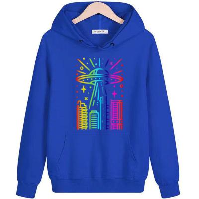 Cina Cotone comodo del tessuto del pullover del cordone di maglie con cappuccio casuali incappucciate spesse della stampa in vendita
