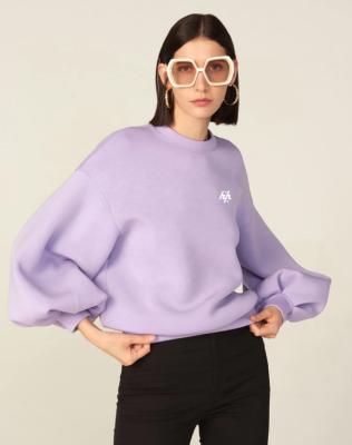 China Vrouwen van het Katoenen van de het Sweatshirt Toevallige Tribune Mengelingsknipsel 260gsm snakken de Overmaatse Grafische de Kraagtruien Koker for sale