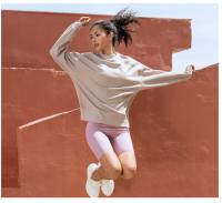 China Crew Neck Plain Pullover Sweatshirt Oversized Solid Long Hoodies for sale
