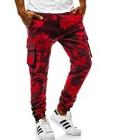 China Men Camouflage Casual Pants Patchwork Cargo Pants Multi Pocket for sale