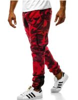 China Men Camouflage Casual Pants Patchwork Cargo Pants Multi Pocket for sale
