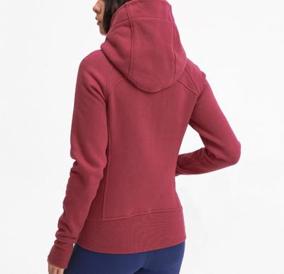 Cina Zippi sugli sport di maglia con cappuccio 320gsm seguono le donne Tracksuits dei rivestimenti in vendita