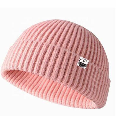 Cina Il polsino tricotta i Beanies ed i cappelli Slouchy di Ski Women Plain Winter Warm del cranio dei cappucci in vendita