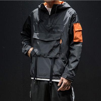 Cina I rivestimenti leggeri incappucciati della giacca a vento del pullover di nylon degli uomini impermeabilizzano in vendita