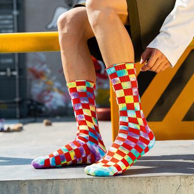China Custom knitted Unisex Plain Coloured Socks Sweat Absorbent for sale