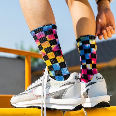 China Custom knitted Unisex Plain Coloured Socks Sweat Absorbent for sale