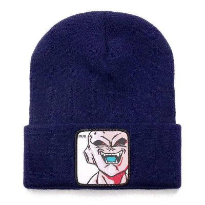 China Winter Knitted Anime Cartoon Beanies And Caps With Patch for sale