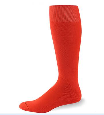 China Custom Size Plain Purple Soccer Socks Non Slip Sustainable for sale