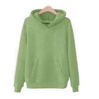China Autumn Polyester Pullover Sweater Hoodies Solid Color Long Sleeve for sale