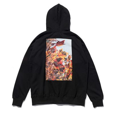 Cina Gli sport unisex surdimensionati Team Hoodies Maple Leaf Picture stampano casuale sciolto il suo buio in vendita