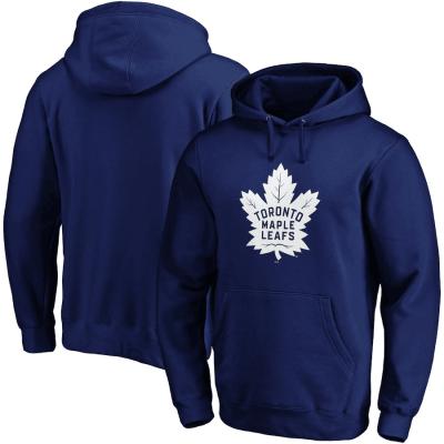 Cina Abitudine Team Logo Fleece Pullover primario della foglia di acero di Toronto di maglia con cappuccio stampata hockey in vendita