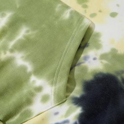 Cina Gli uomini d'annata soppressione le maglie con cappuccio Crewneck Streetwear di Terry Tie Dye Unisex Plain in vendita