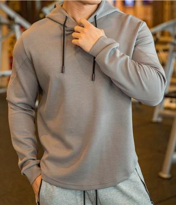 Cina Anti magliette felpate del pullover di Pilling di maglie con cappuccio nere di Gray Long Sleeve Unisex Plain in vendita