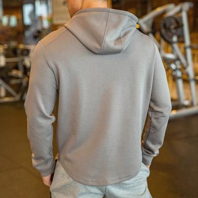 Cina Anti magliette felpate del pullover di Pilling di maglie con cappuccio nere di Gray Long Sleeve Unisex Plain in vendita
