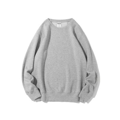 Cina Maglietta felpata surdimensionata Logo Unisex Plain Crew Neck su ordinazione di maglia con cappuccio del pullover del vello di inverno in vendita
