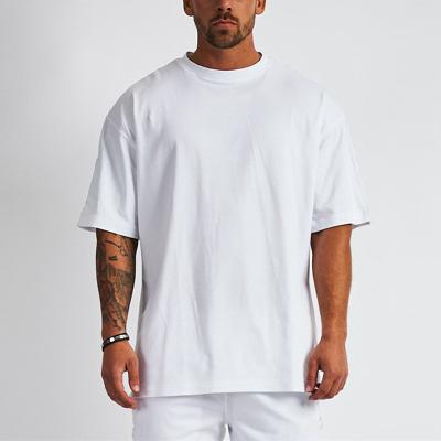 China O Katoenen van de de T-shirtdouane van Halsmensen Lege Losse Dalingsschouder Te koop