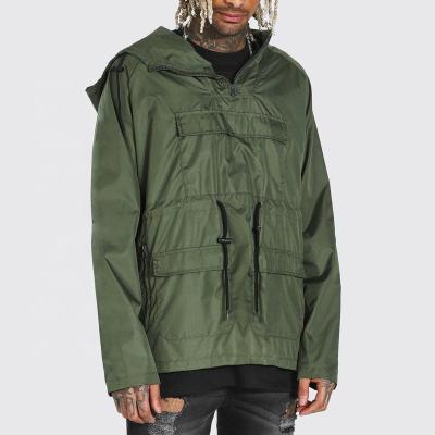Cina Uomini su ordinazione Hood Bomber Jacket di Streetwear del rivestimento leggero hip-hop della giacca a vento in vendita