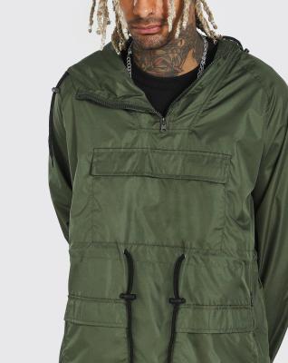 Cina Uomini su ordinazione Hood Bomber Jacket di Streetwear del rivestimento leggero hip-hop della giacca a vento in vendita
