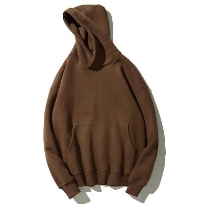 Cina manica regolare surdimensionata hip-hop della maglietta felpata normale unisex di maglie con cappuccio 271g in vendita