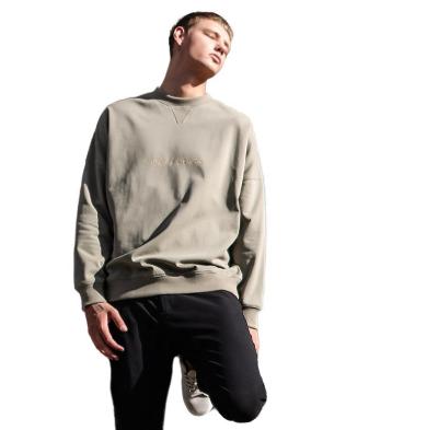 Cina L'abitudine surdimensionata senza fodera del vello 3D delle magliette felpate di Crewneck ha ricamato in vendita