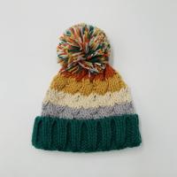China Mixed Soft Winter Flex Fit Knitted Beanie Hat Polyester Material for sale