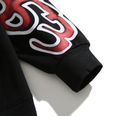 Cina Cotone organico surdimensionato di maglie con cappuccio normali unisex su ordinazione della stampa casuale in vendita