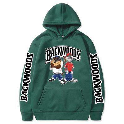 Cina 3d su misura ha stampato la lana della foreste di maglie con cappuccio del maglione del pullover per unisex in vendita