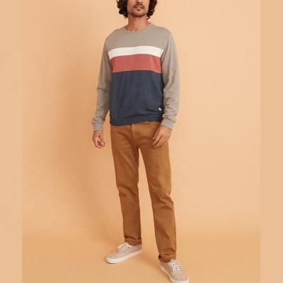 Cina Magliette felpate surdimensionate ricamate su ordinazione Crewneck dello spazio in bianco per la primavera in vendita
